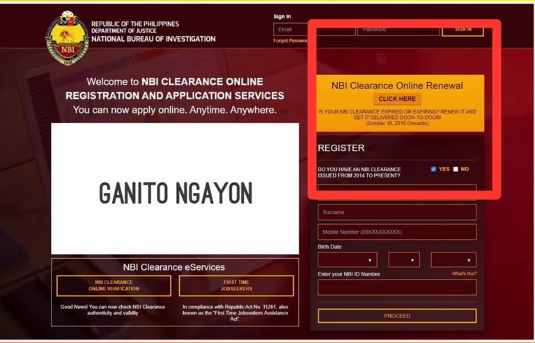 NBI Clearance Renewal Online 2024| Complete Guide